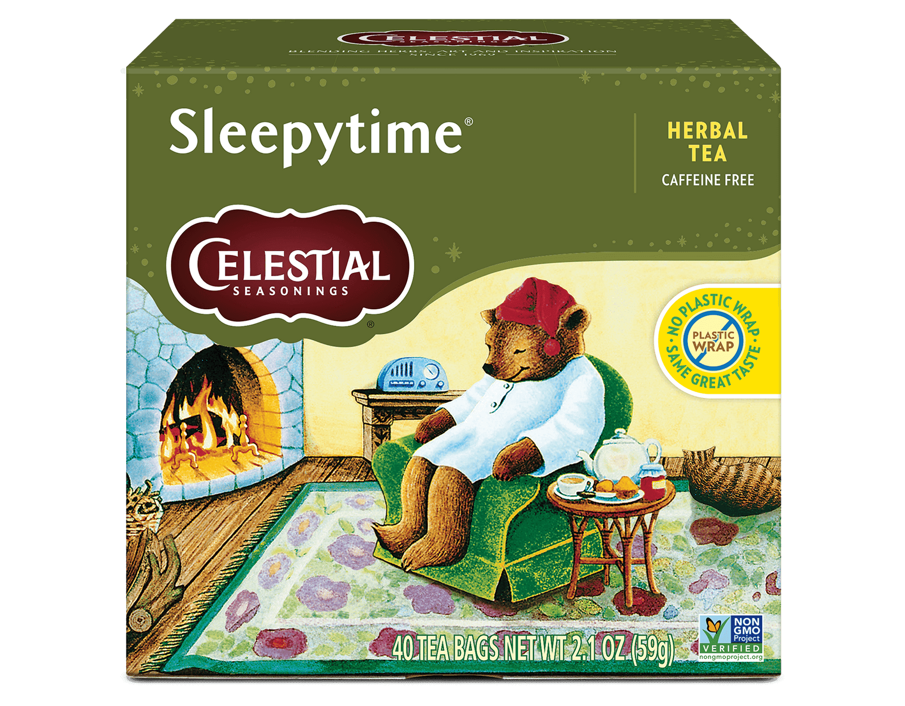 Sleepytime Herbal Tea 40ct | Value Size Bedtime Tea – Celestial Seasonings