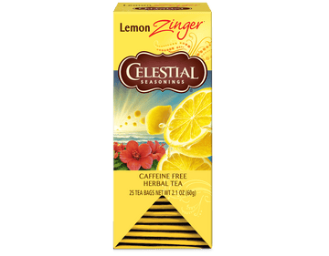 Lemon Zinger Herbal Tea | Bold Citrus Caffeine-Free Blend – Celestial ...