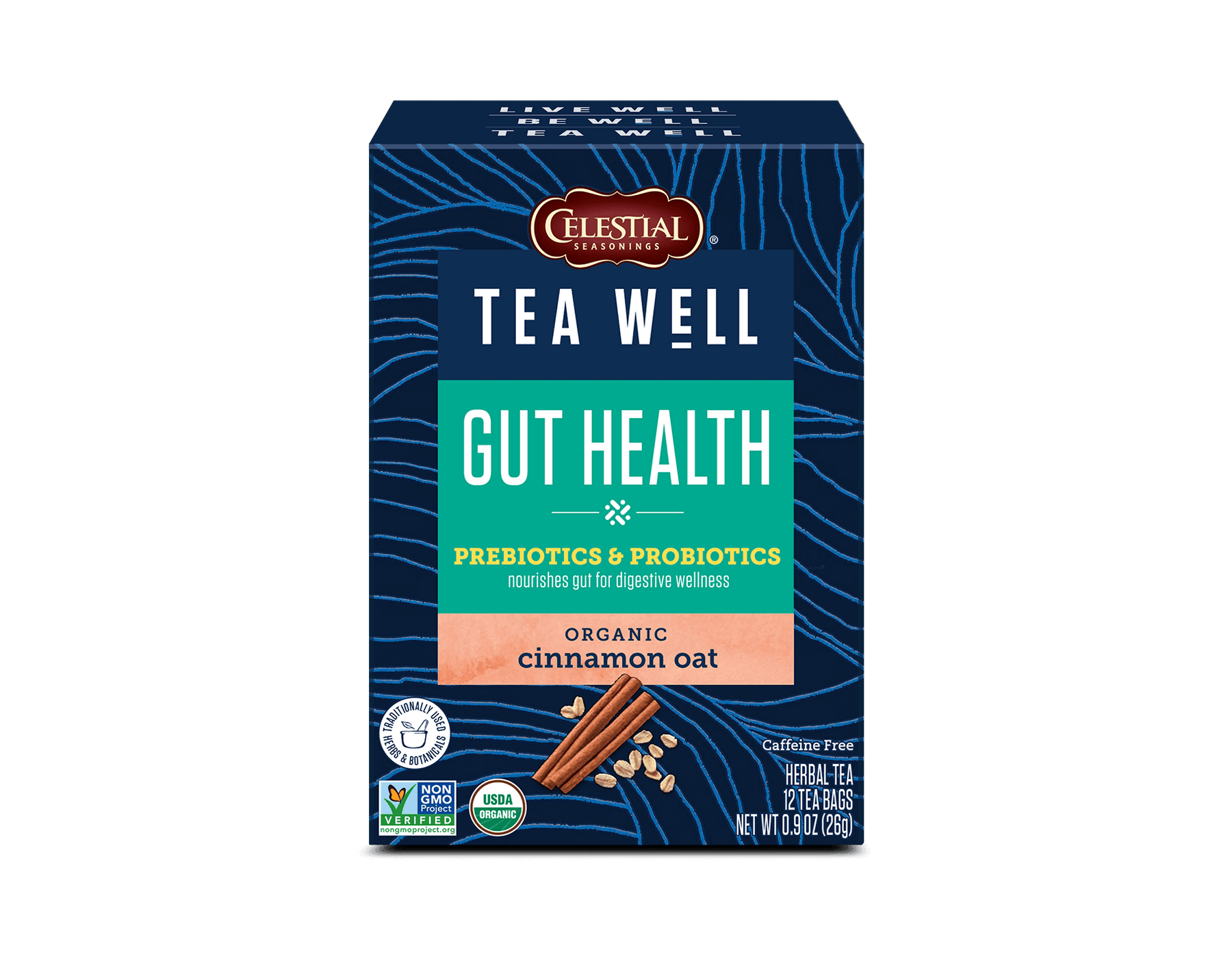 TeaWell Organic Gut Health | Herbal Tea with Probiotics – Celestial ...
