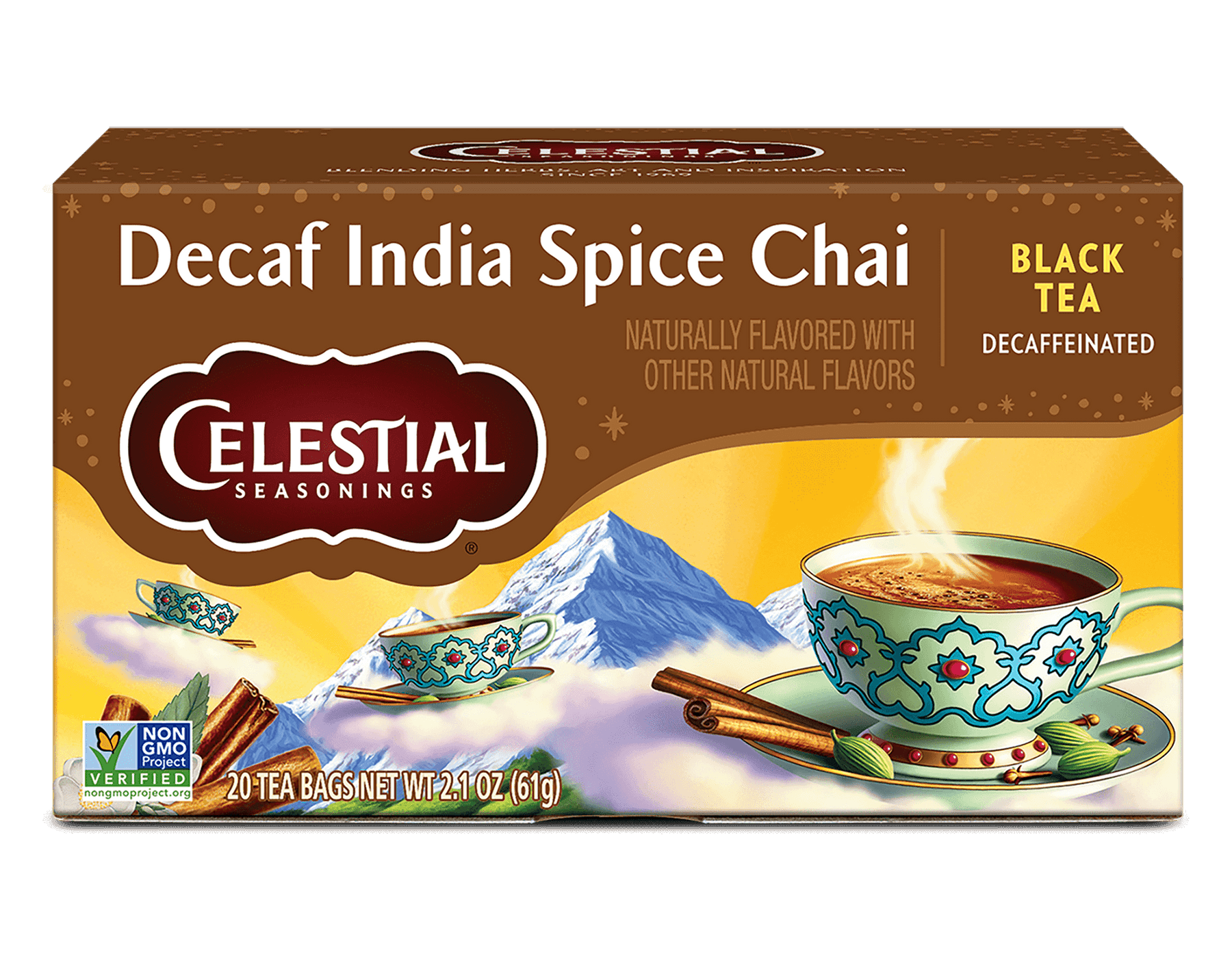 Decaf Chai Tea | Spiced Herbal Blend Without the Buzz – Celestial ...
