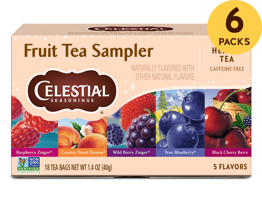 Fruit Tea Sampler | Bright, Juicy Herbal Tea Assortment – Celestial ...
