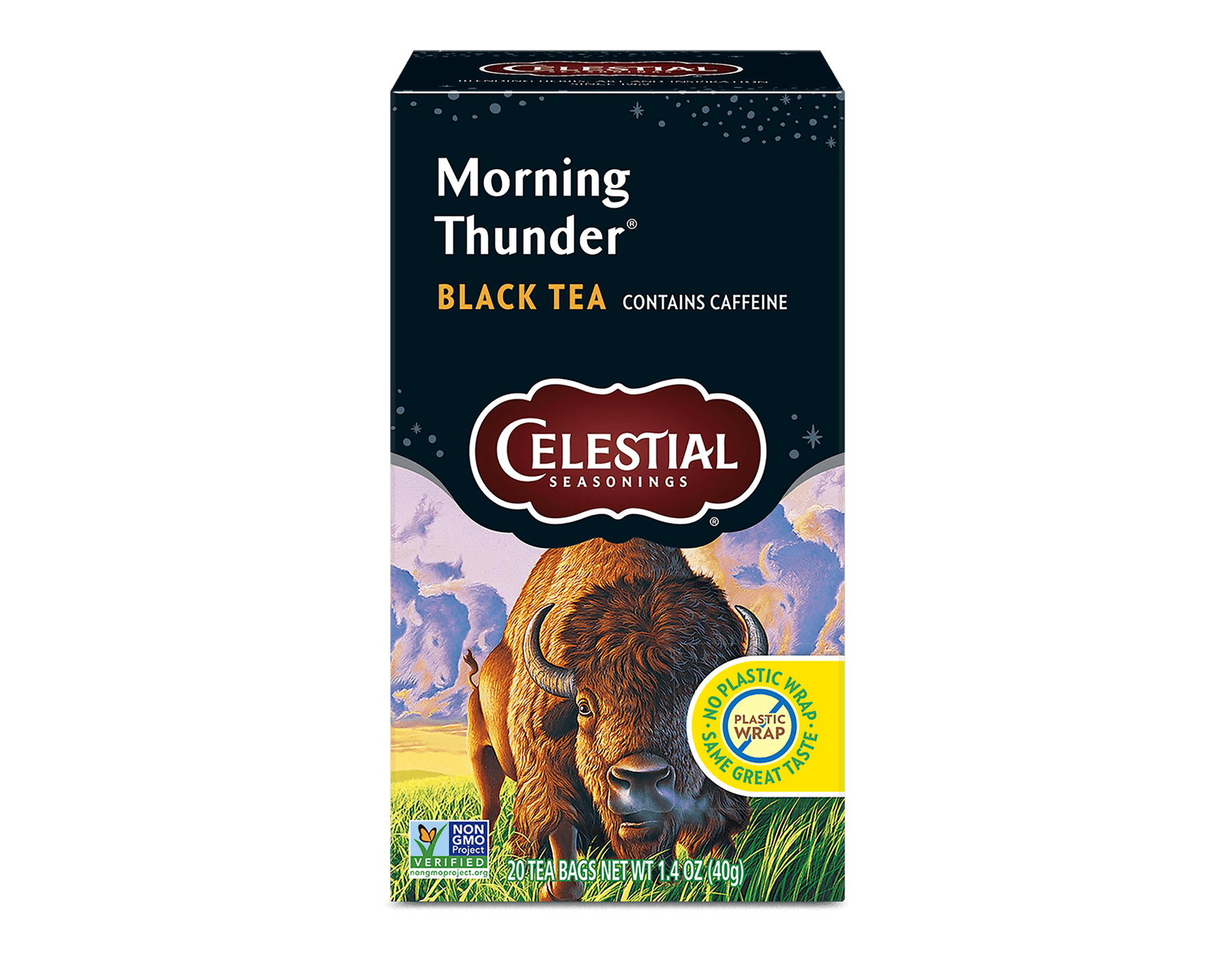 Morning Thunder Tea | Bold Yerba Mate & Black Tea Blend – Celestial ...