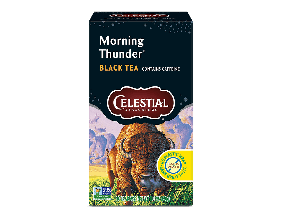Morning Thunder Tea | Bold Yerba Mate & Black Tea Blend – Celestial ...