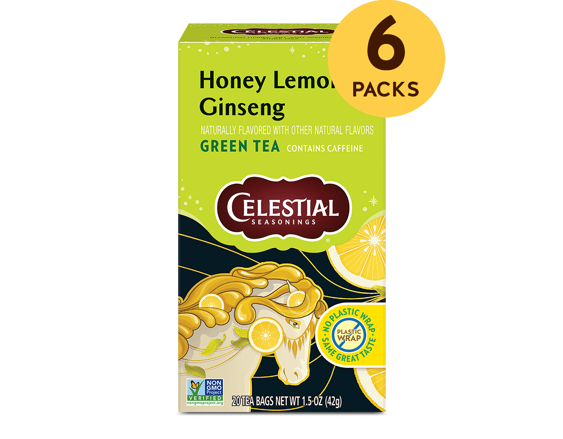 Honey Lemon Ginseng Green Tea | Bright & Uplifting – Celestial Seasonings