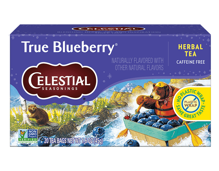True Blueberry Herbal Tea | Fruity, Caffeine-Free Blueberry Tea ...