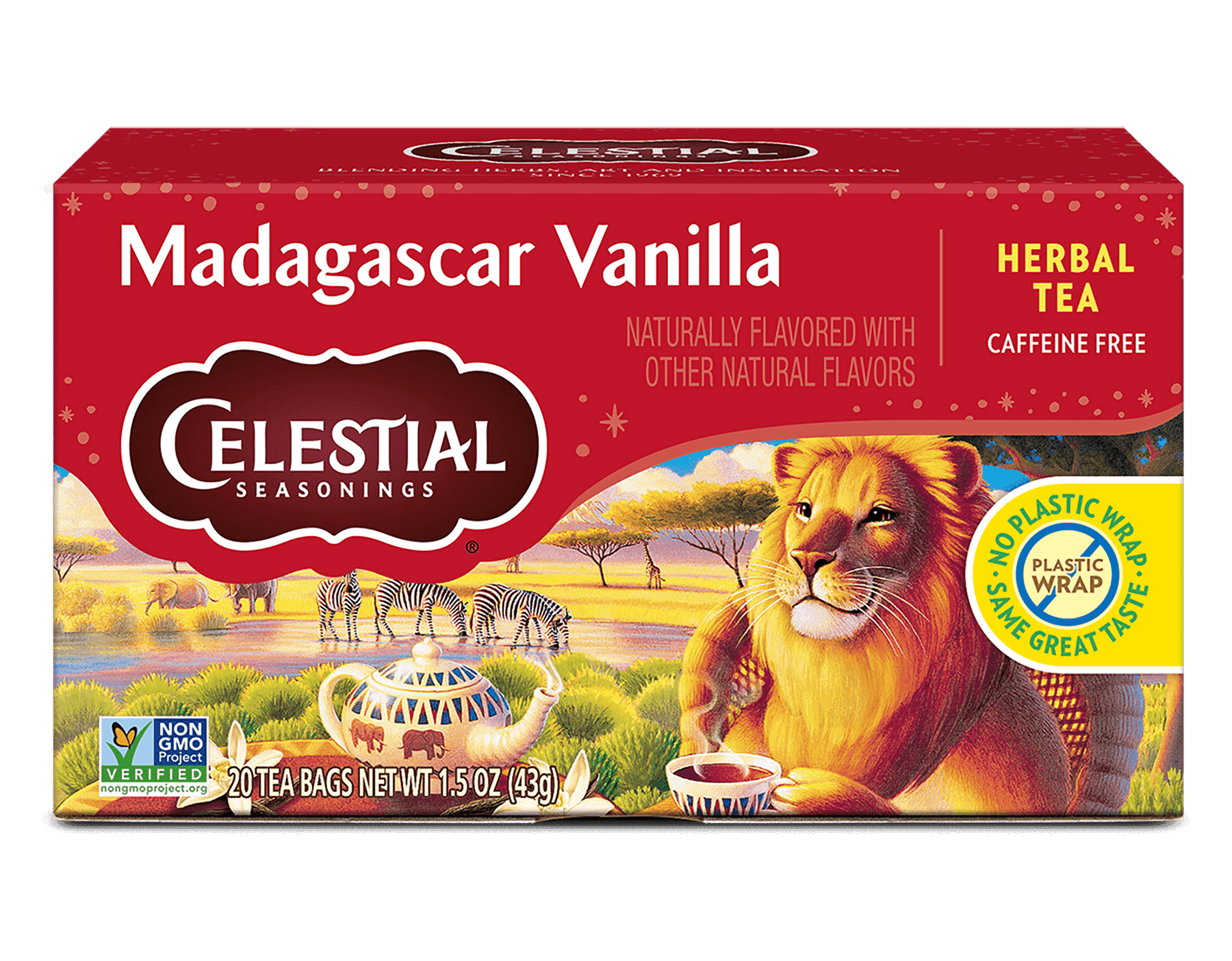 Madagascar Vanilla Herbal Tea | Smooth & Naturally Sweet – Celestial ...