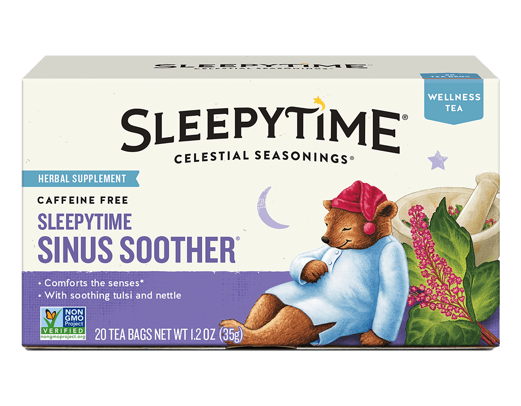 Sleepytime Sinus Soother Tea | Bedtime Sinus Tea with Menthol Cool ...