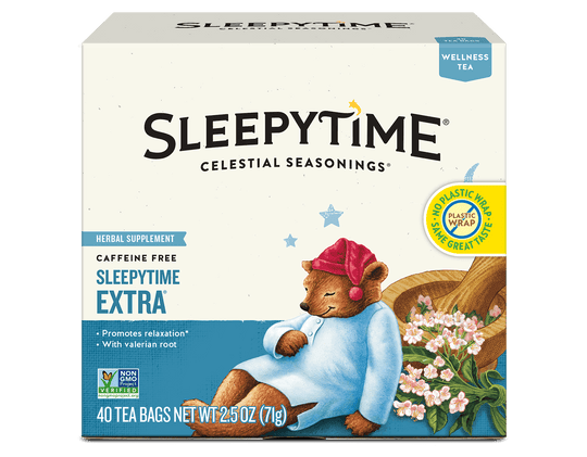 Sleepytime Extra Wellness Tea, 40 ct | Bedtime Tea Value Pack ...