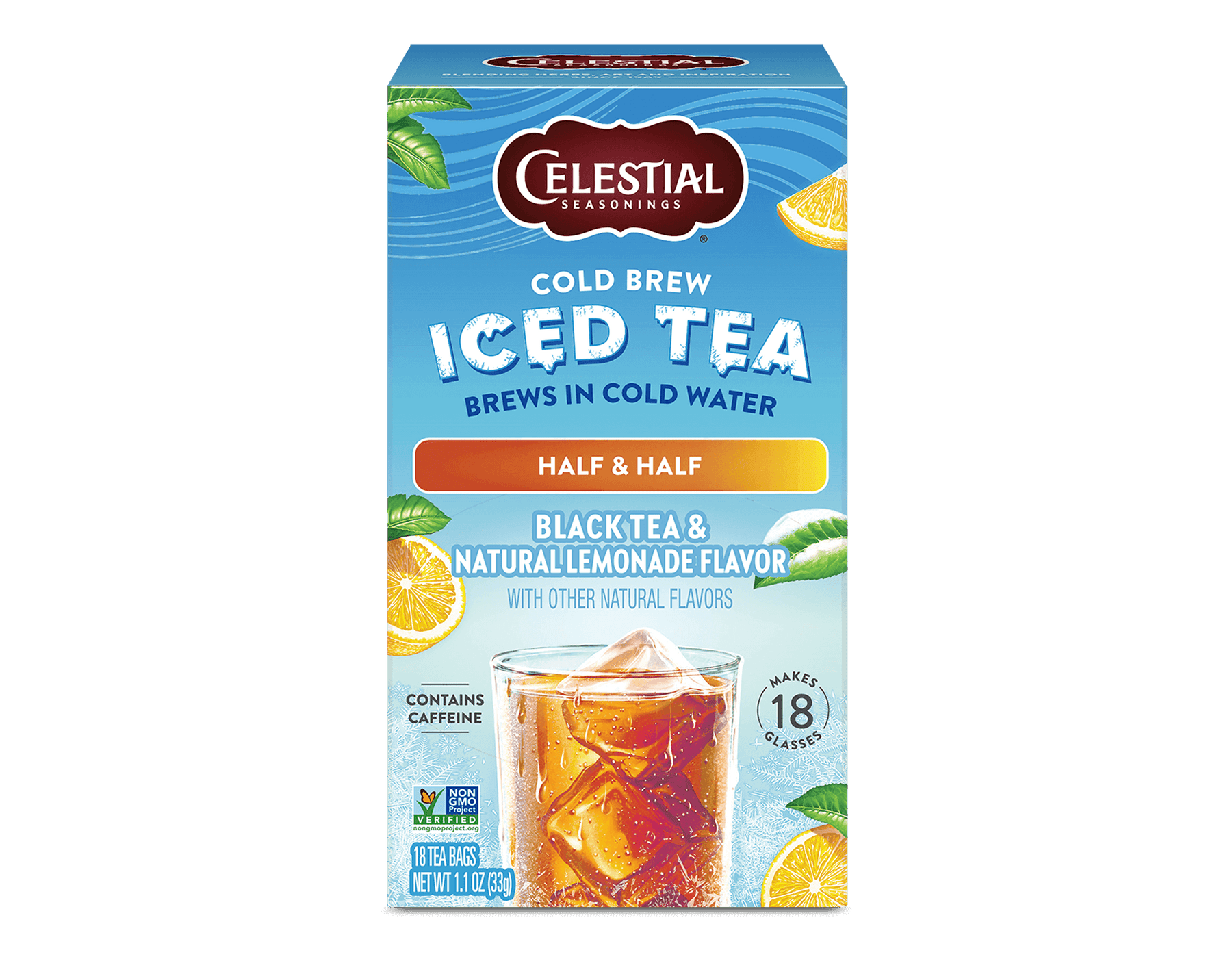 Half & Half Iced Tea | Cold Brew Black Tea with Lemonade – Celestial ...