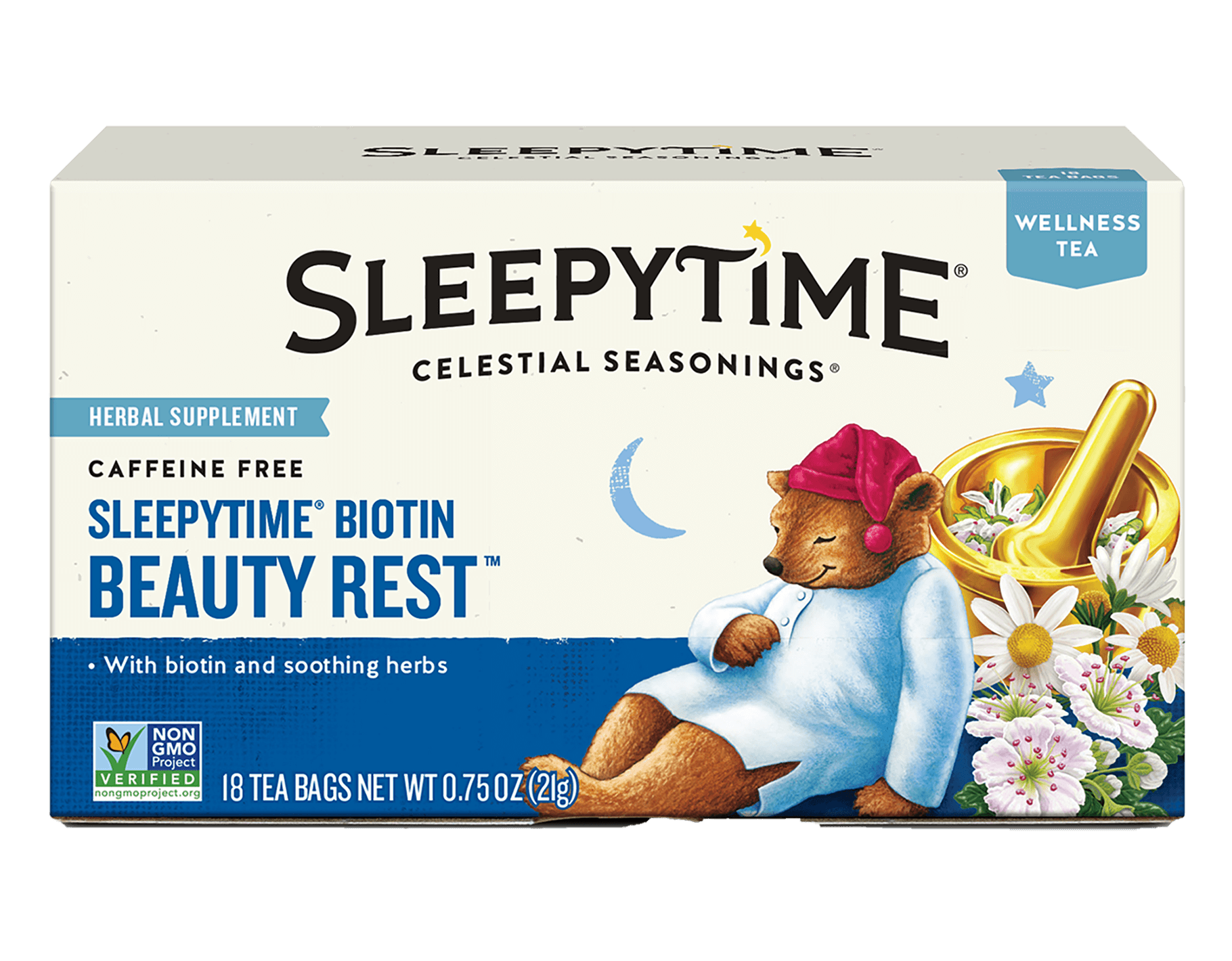 Sleepytime Biotin Beauty Rest Tea | Bedtime Biotin Tea for Nighttime ...